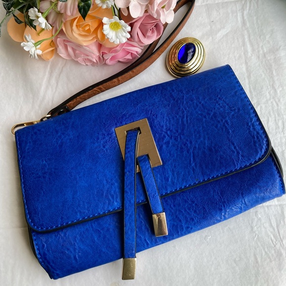 Bags | Royal Blue Clutchwristlet | Poshmark